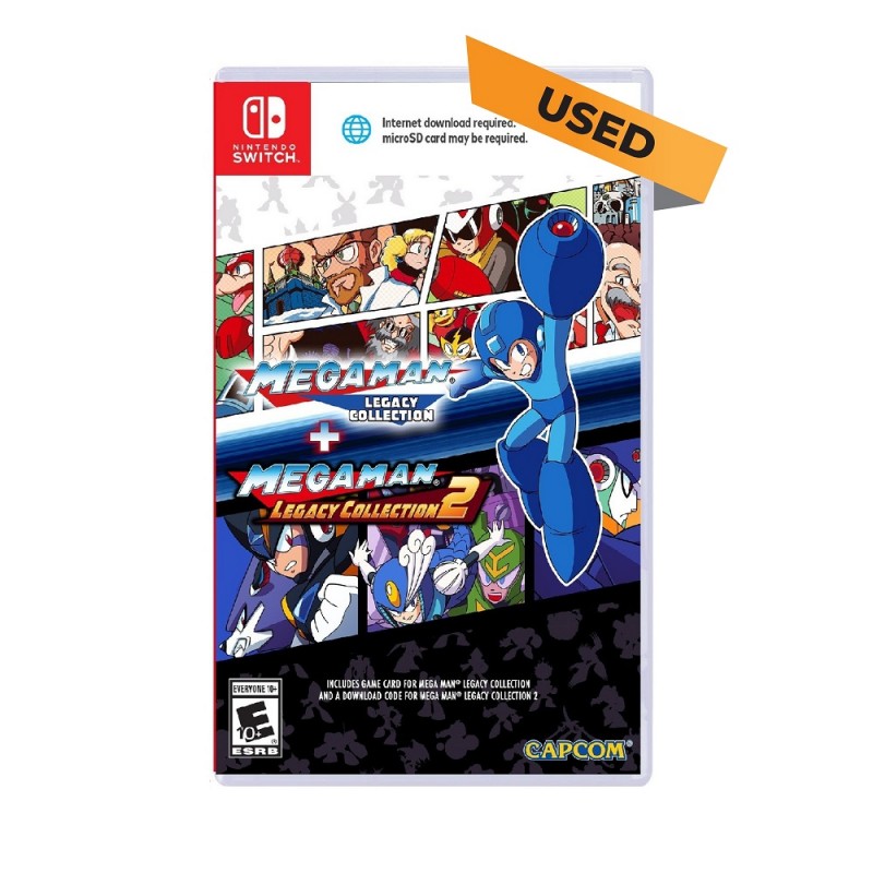 (Switch) Mega Man Legacy Collection 1+2 (ENG) - Used (Switch) Mega Man Legacy Collection 1+2 (ENG) - Used