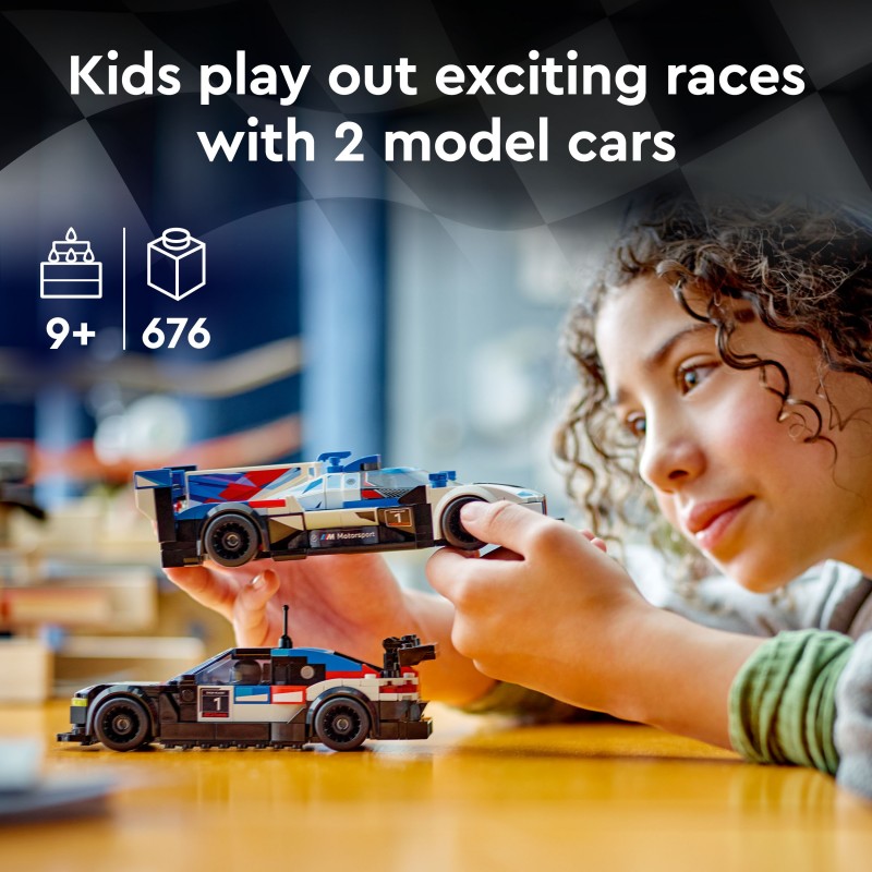 LEGO Speed Champions BMW M4 GT3 & BMW M Hybrid V8 Race Cars (76922)