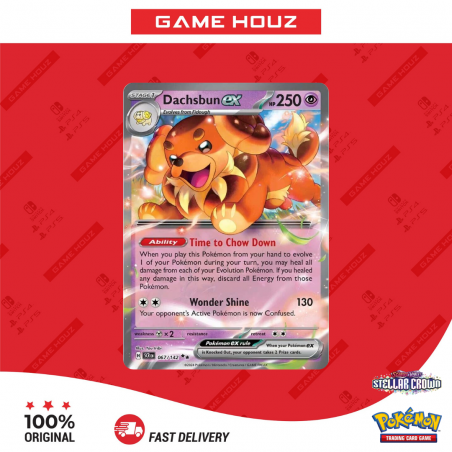 (PTCG) Dachsbun ex (067/142) [SV07-Scarlet & Violet Stellar Crown]